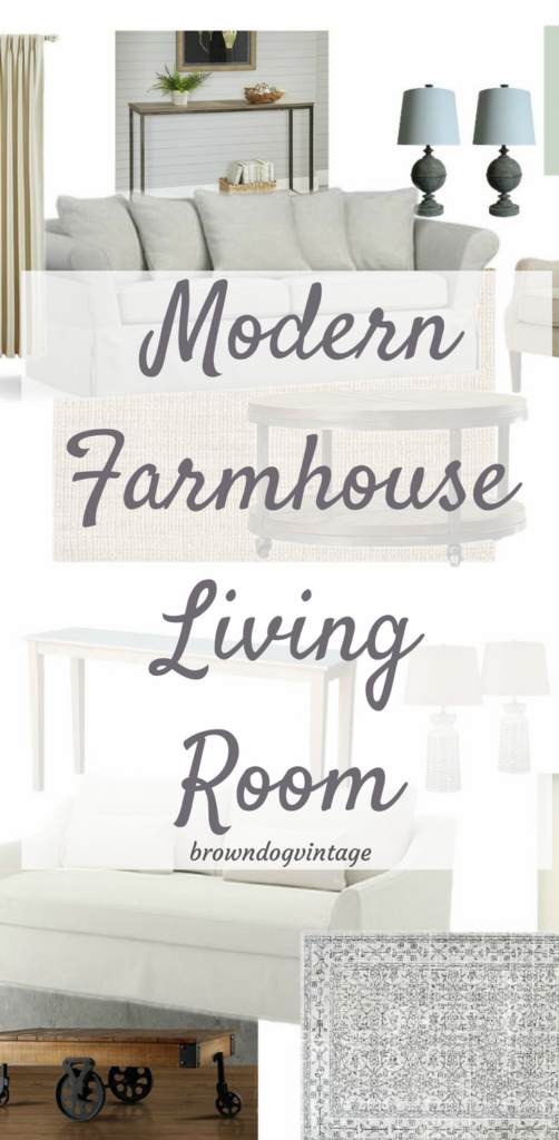 How to Create a Modern Farmhouse Living Room - When you don't live in a ...