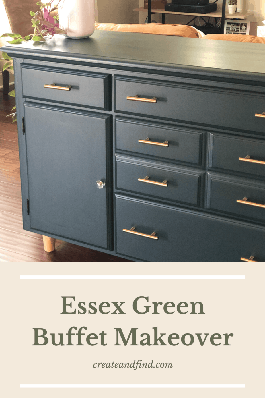 Traditional Sideboard Makeover (**Make it Modern!)
