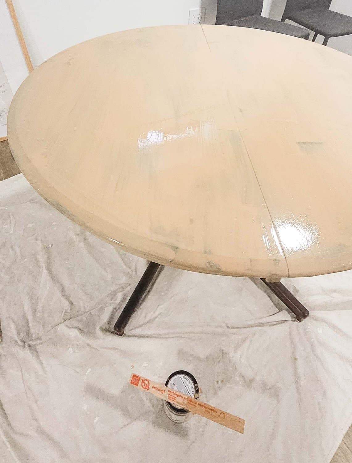Easy Table Makeover - No Sanding, No Mess